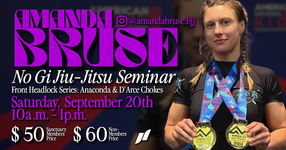 AMANDA BRUSE NO GI SEMINAR - Sanctuary Jiu-Jitsu